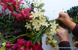 DIY Floral Swag (So EASY!)