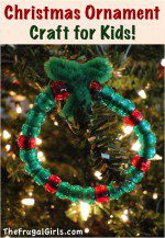 12 Easy Christmas Ornament Crafts for Kids to Make! - The Frugal Girls