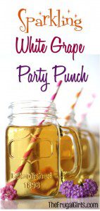 Sparkling White Grape Party Punch Recipe (Just 2 Ingredients!)
