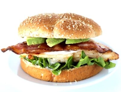 Bacon Avocado Ranch Grilled Chicken Sandwich Recipe! The Frugal Girls