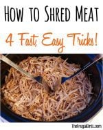 How to Shred Meat (4 Fast & Easy Tricks) - The Frugal Girls