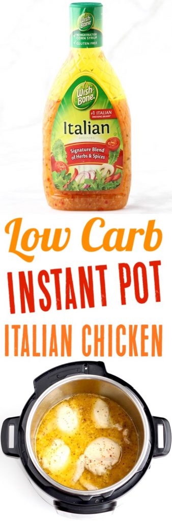 Easy Instant Pot Italian Chicken (2 Ingredients!)
