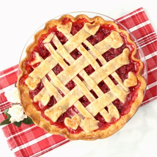 Fresh Raspberry Pie Recipe (So EASY!) - The Frugal Girls