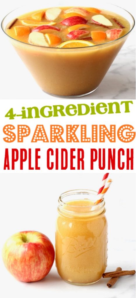 Apple Cider Punch (Just 4 Ingredients!)