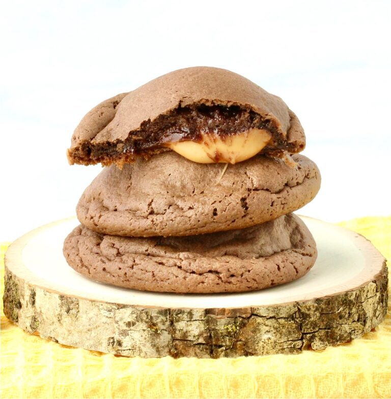 Rolo Cookies (Just 4 Ingredients!)