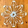 DIY Plastic Hanger Snowflake with Lights! (Yard Decor)