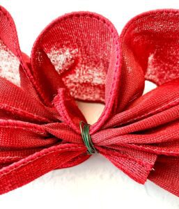 How to Make a Bow for a Wreath with Wired Ribbon! (EASY)