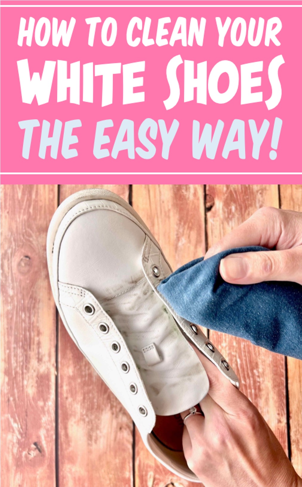 How to Clean White Shoes at Home (It Works!) - The Frugal Girls