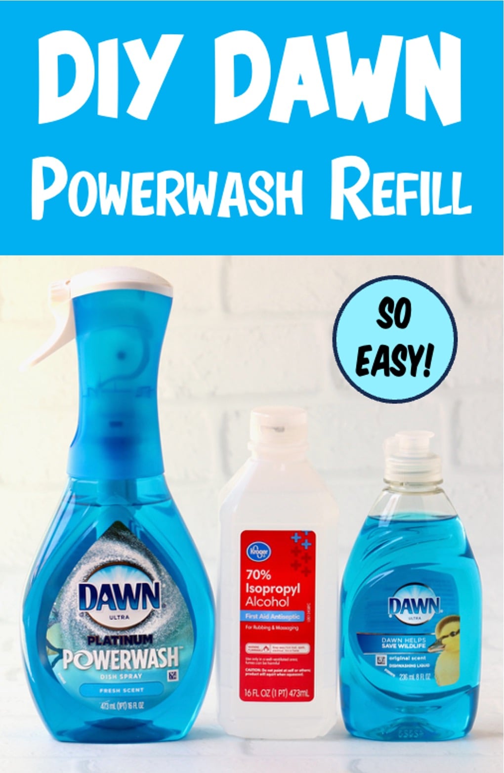Dawn Powerwash Recipe (It Works!)